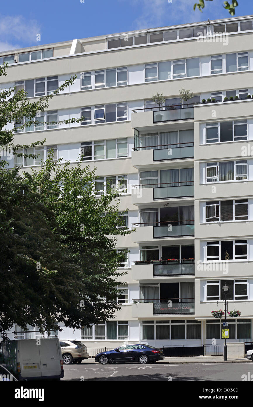 A 1970's built apartment block in central London following ...