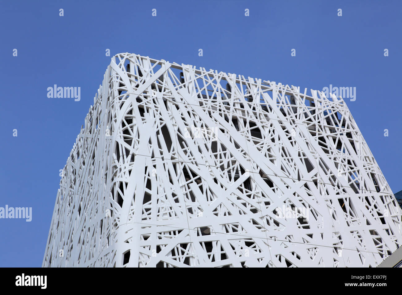 Modern architecture of Italian Pavilion at Milan Expo 2015, Milan ...