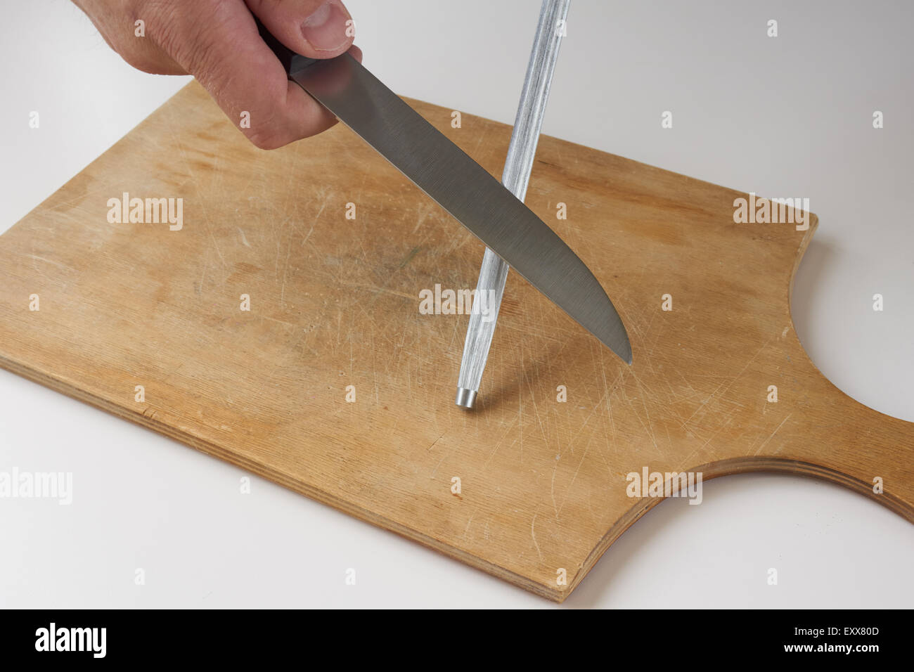 Sharpen knife hi-res stock photography and images - Alamy