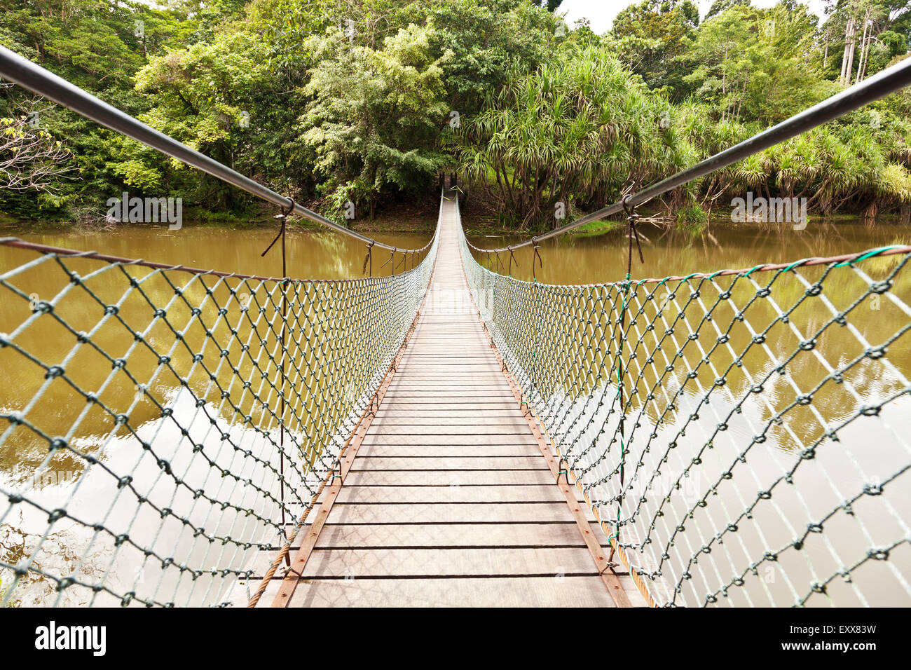 Rope bridge hi-res stock photography and images - Alamy