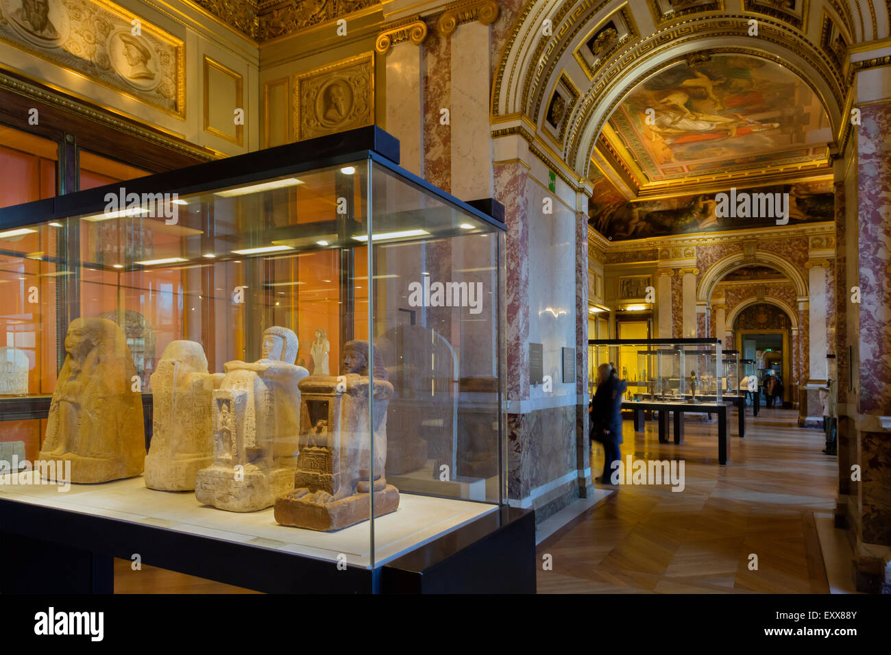 Louvre Museum, Egyptian Section,Paris, France Stock Photo - Alamy