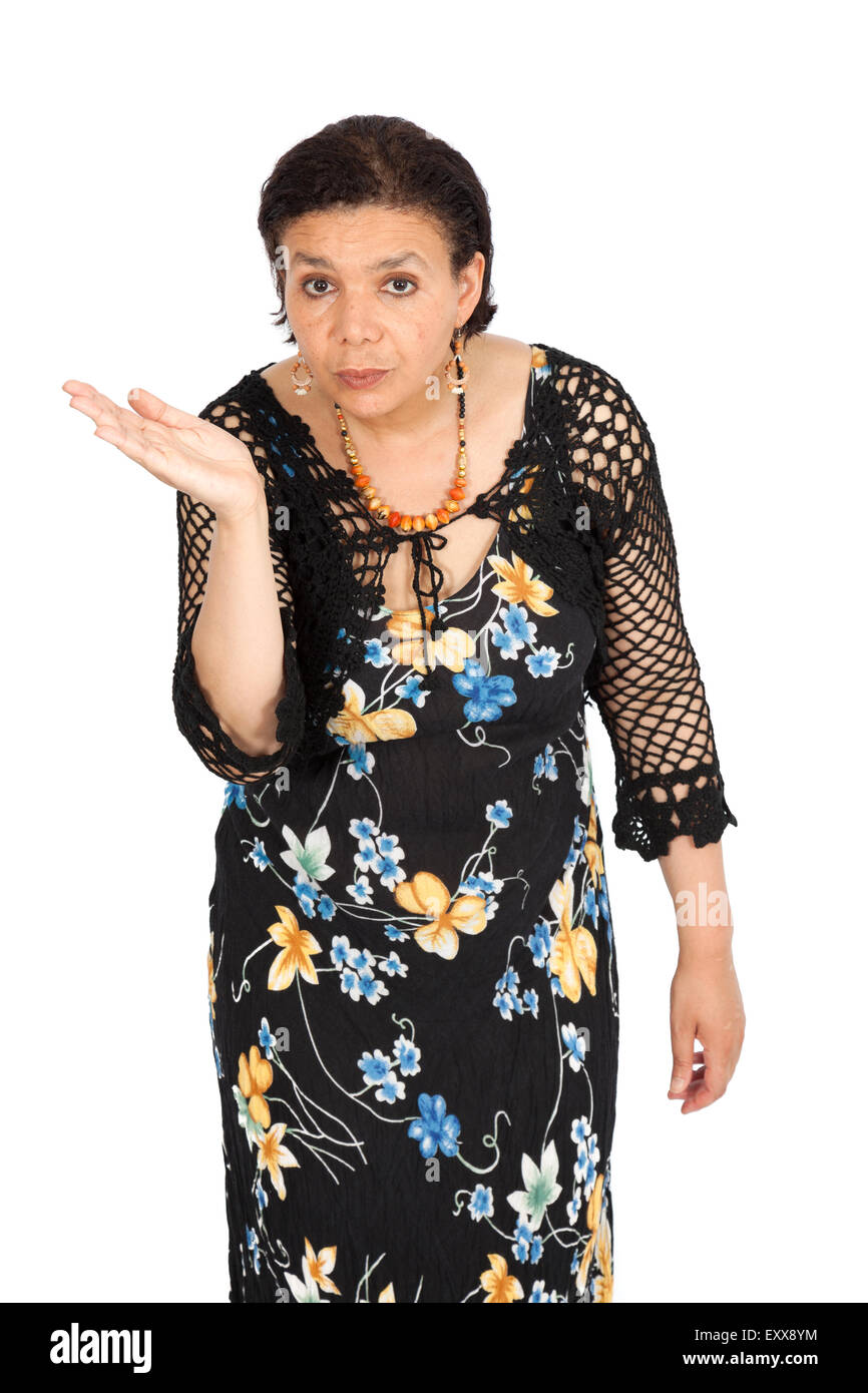 Beautiful woman doing different expressions in different sets of ...