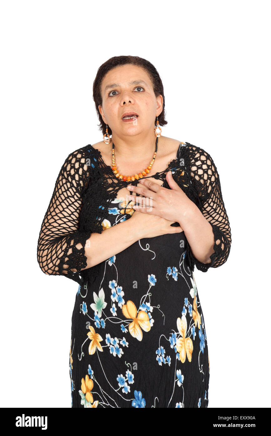 Beautiful woman doing different expressions in different sets of ...