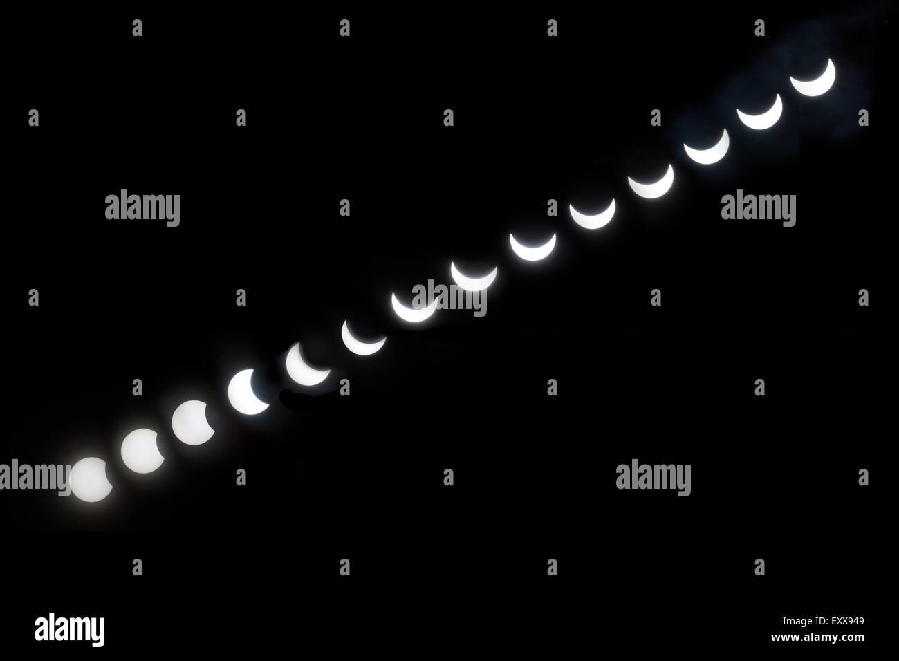 Solar eclipse phases hi-res stock photography and images - Alamy