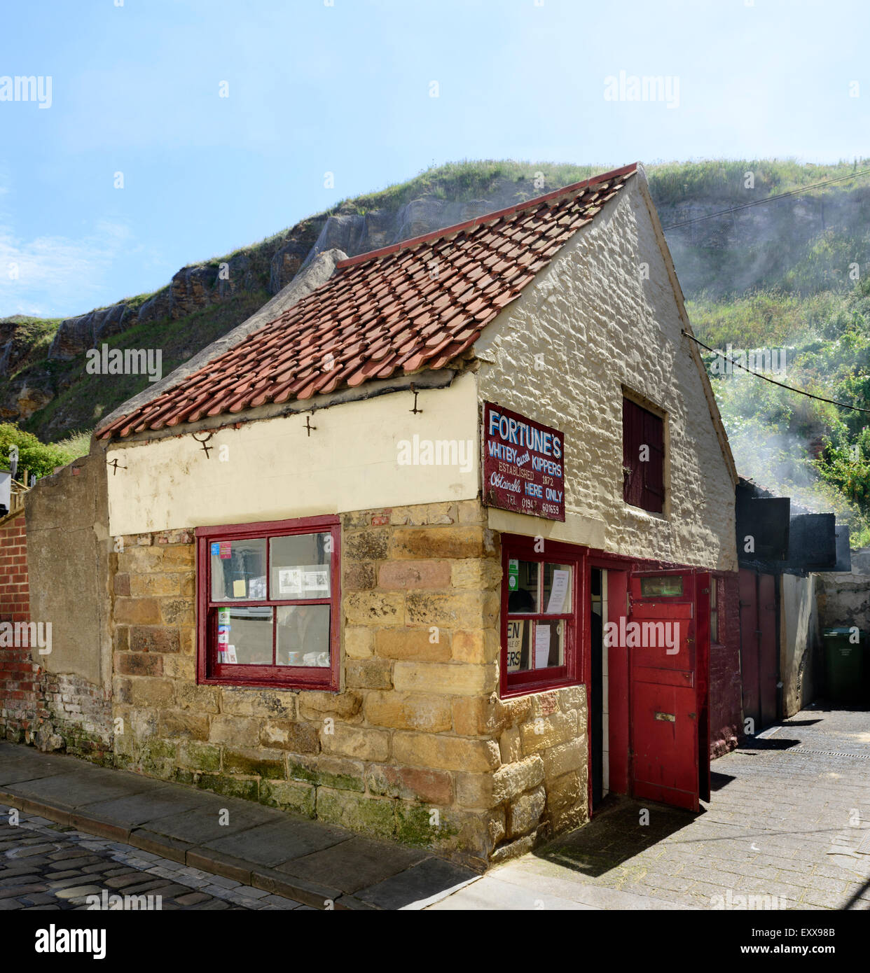 Whitby kipper shop hi-res stock photography and images - Alamy