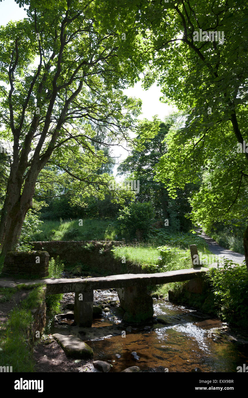 The Clapper Bridge, Wycoller High Resolution Stock Photography and ...