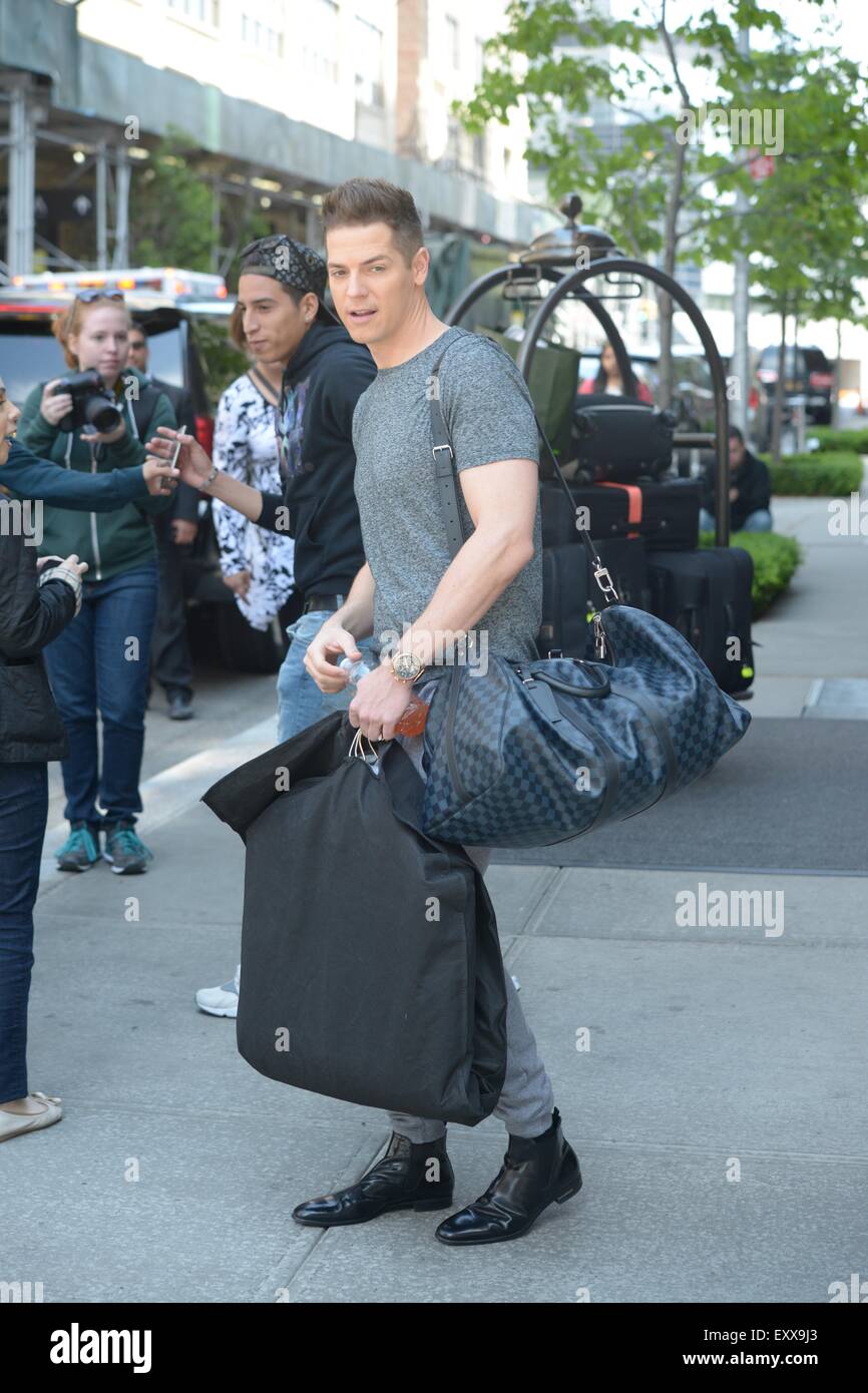 Celebrities out and about in New York City Featuring: Jason Kennedy ...