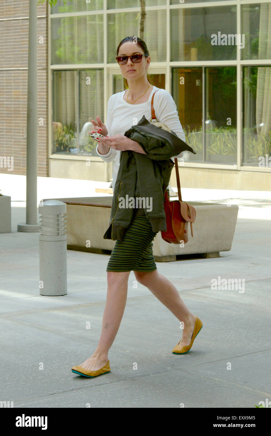 Celebrities out and about in New York City Featuring: Sarah Wayne ...