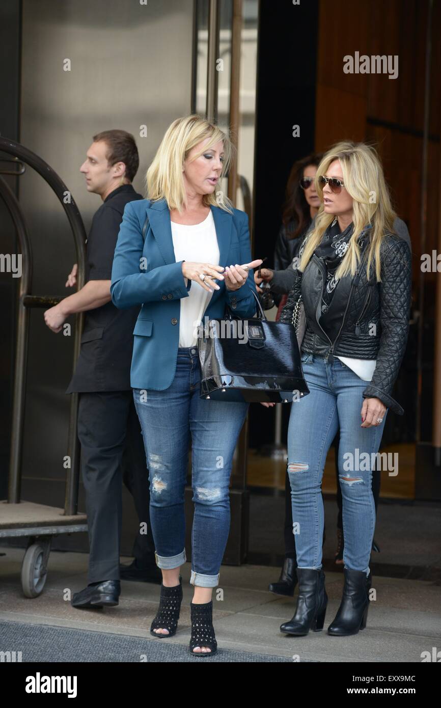 Celebrities out and about in New York City Featuring: Tamra Barney ...