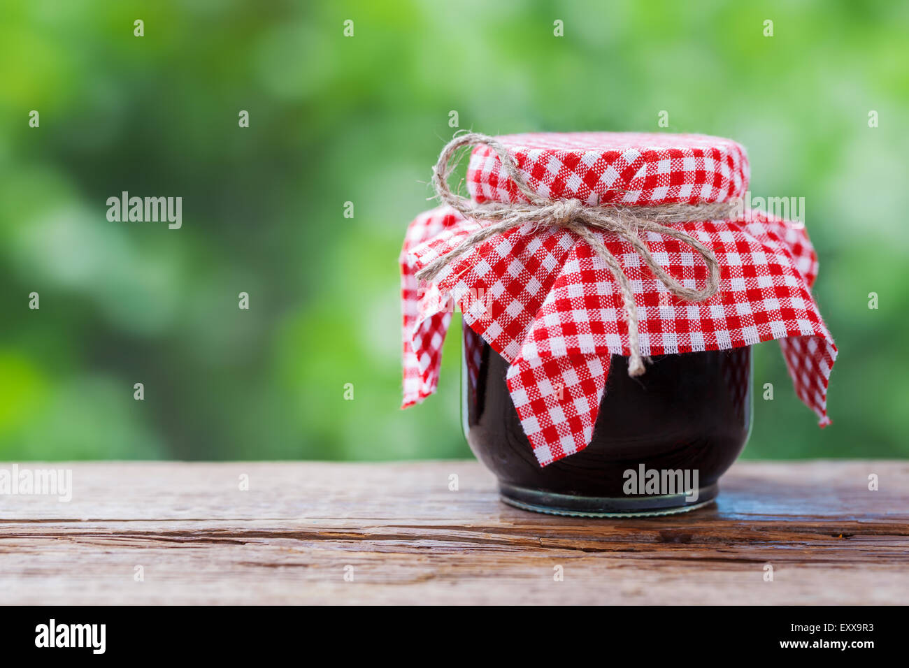 Jar of jam Stock Photo - Alamy