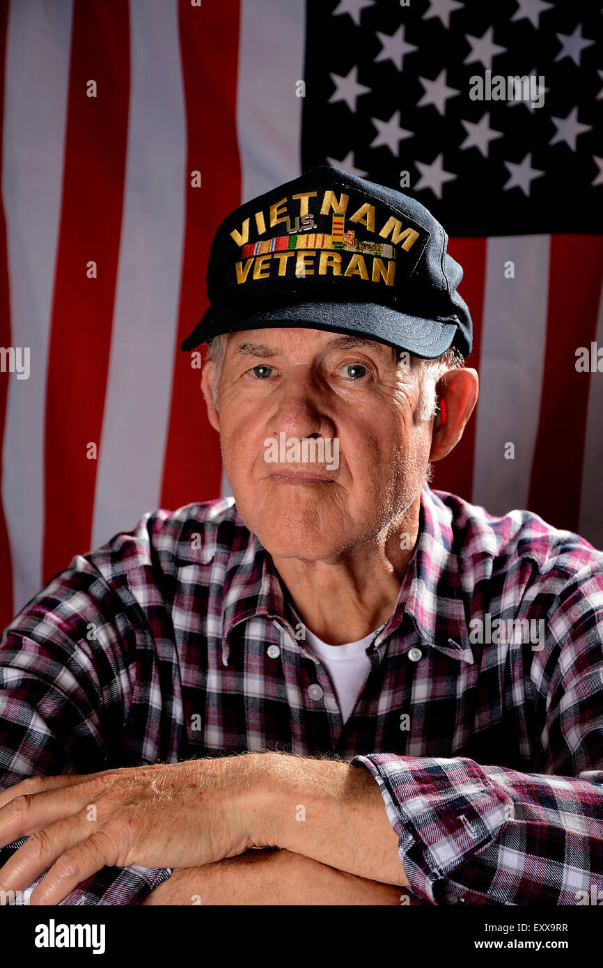VIETNAM VETERAN - POSED BY MODEL Stock Photo - Alamy