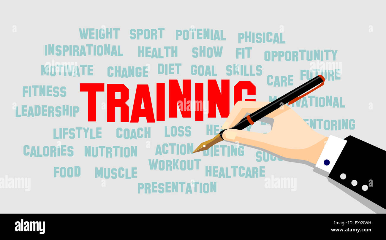 Training word hi-res stock photography and images - Alamy