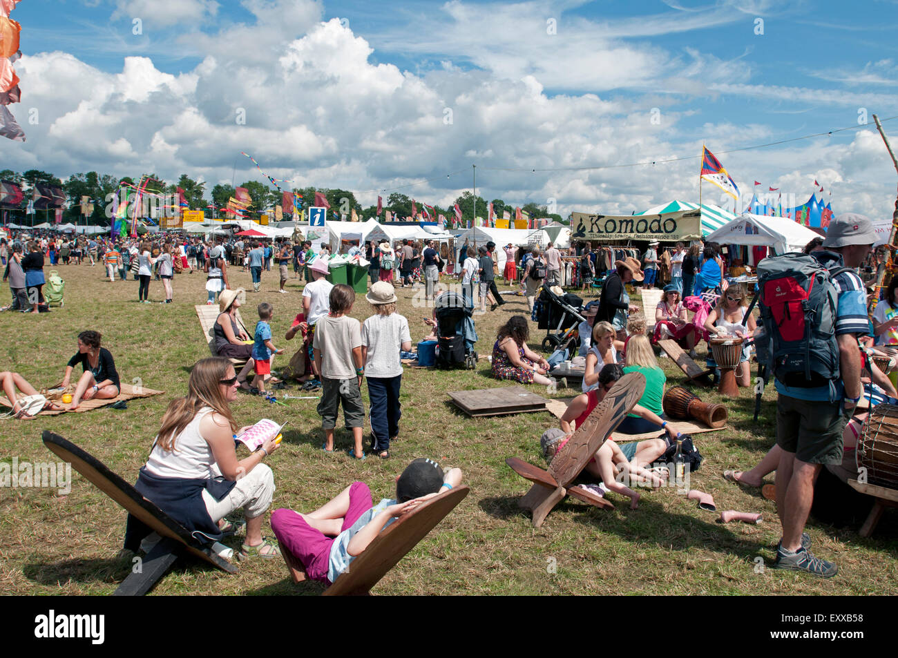 Womad food stalls hi-res stock photography and images - Alamy