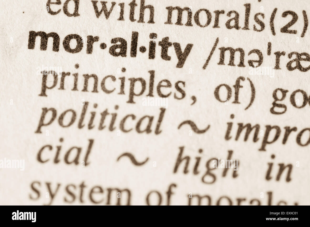 Morality hi-res stock photography and images - Alamy