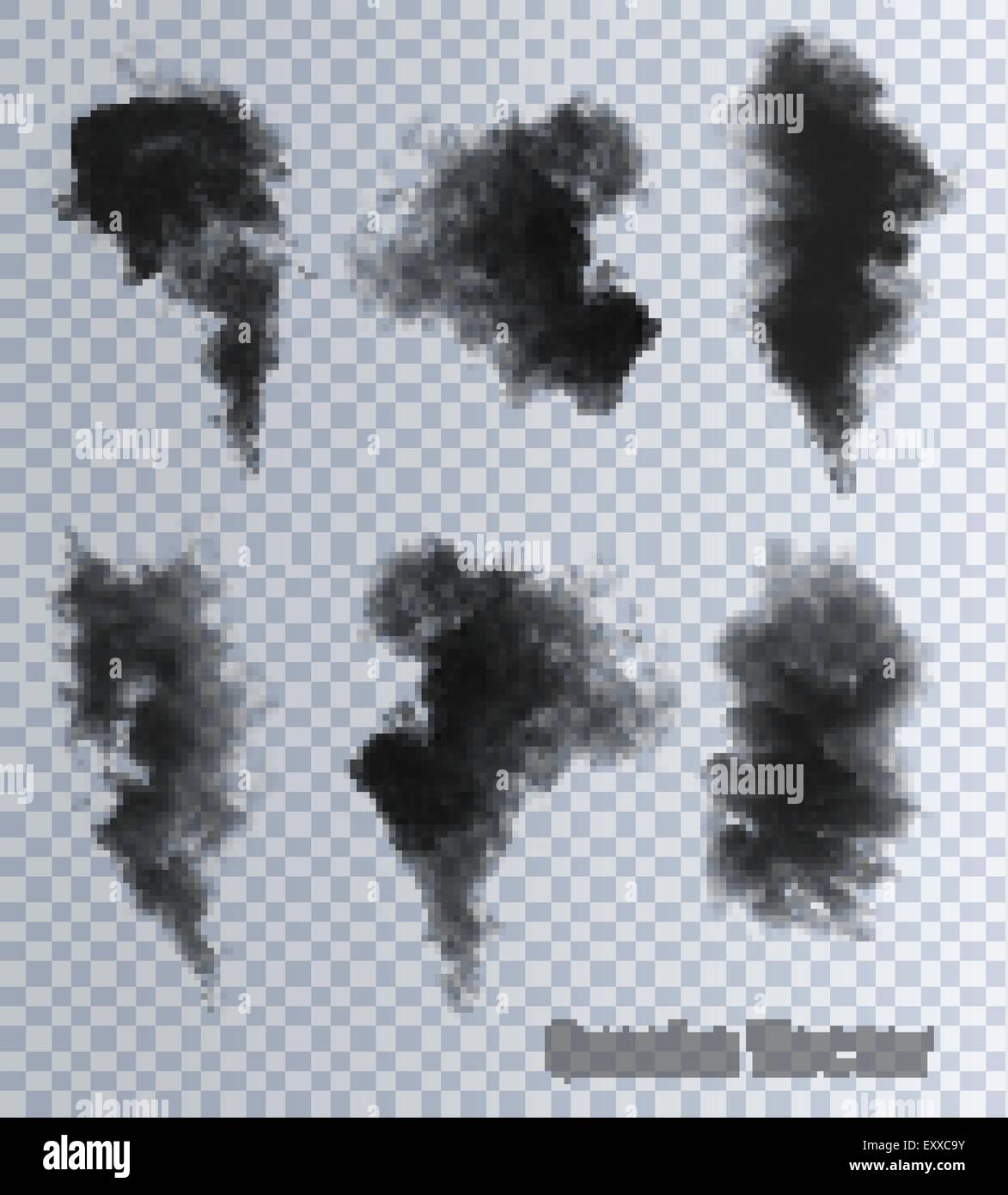 Smoke vectors on transparent background Stock Vector Image & Art - Alamy