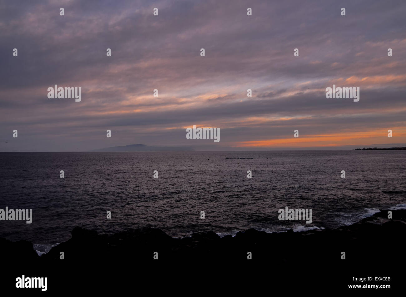 Colored Clouds at Sunset Stock Photo - Alamy