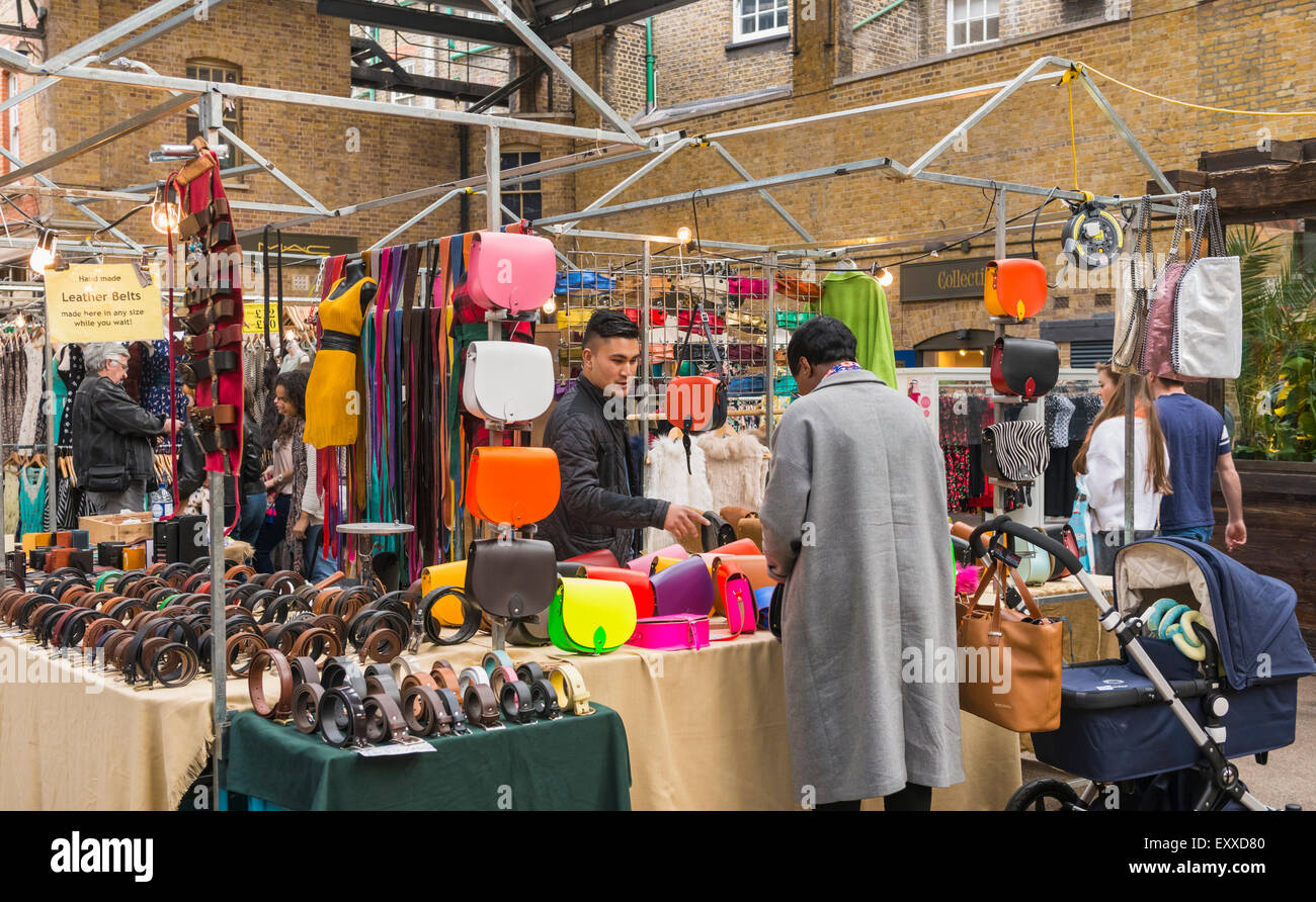 Inside Spitalfields Market, Tower Hamlets, London, England, UK Stock ...