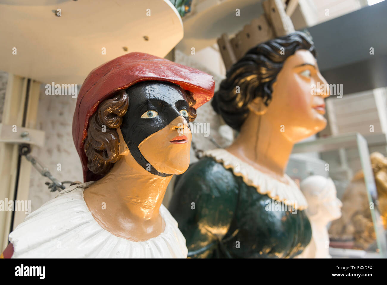 Ships' figureheads in the National Maritime Museum, Greenwich, London ...