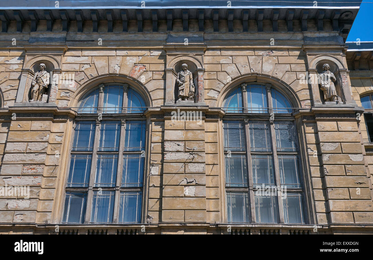 Old Lviv Polytechnic University neo-renaissance building, built in 1876 ...
