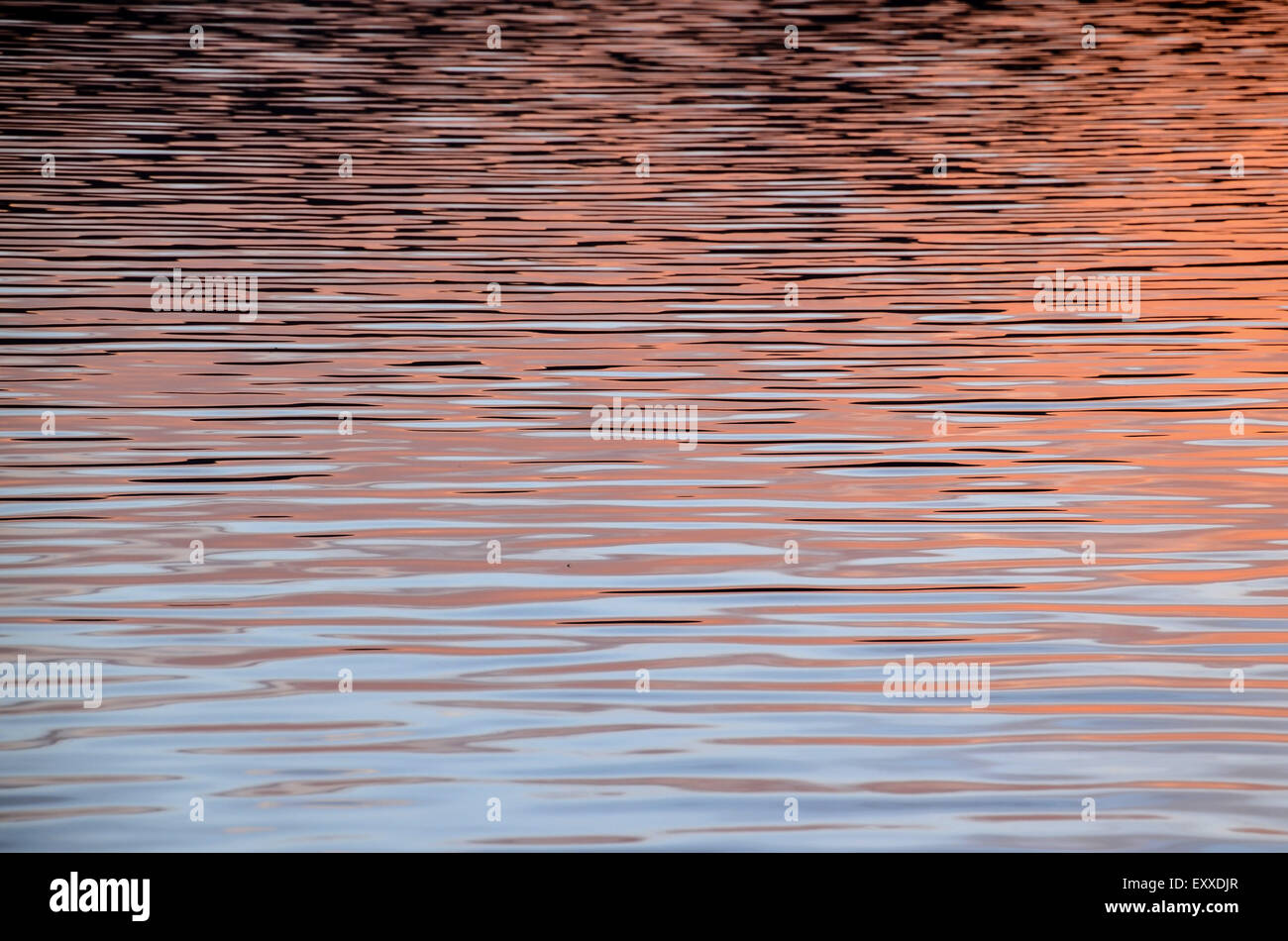 Sunset Water Texture Stock Photo - Alamy