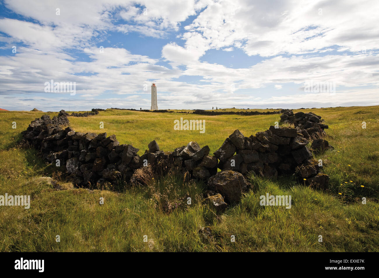 Malarrif Lighthouse, Malarrif, Iceland Stock Photo - Alamy