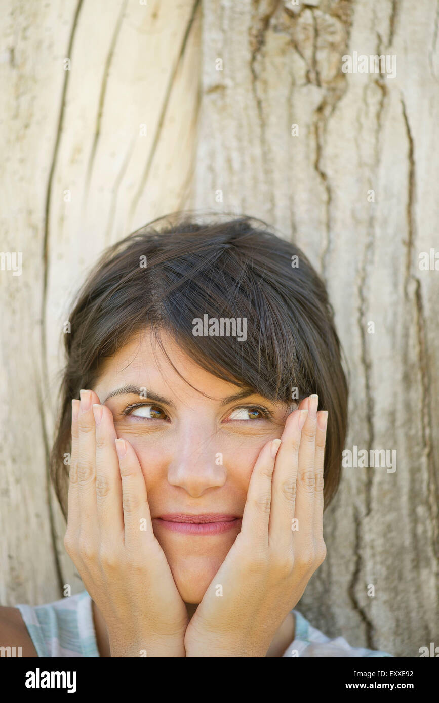 Woman face colour joyful hi-res stock photography and images - Alamy