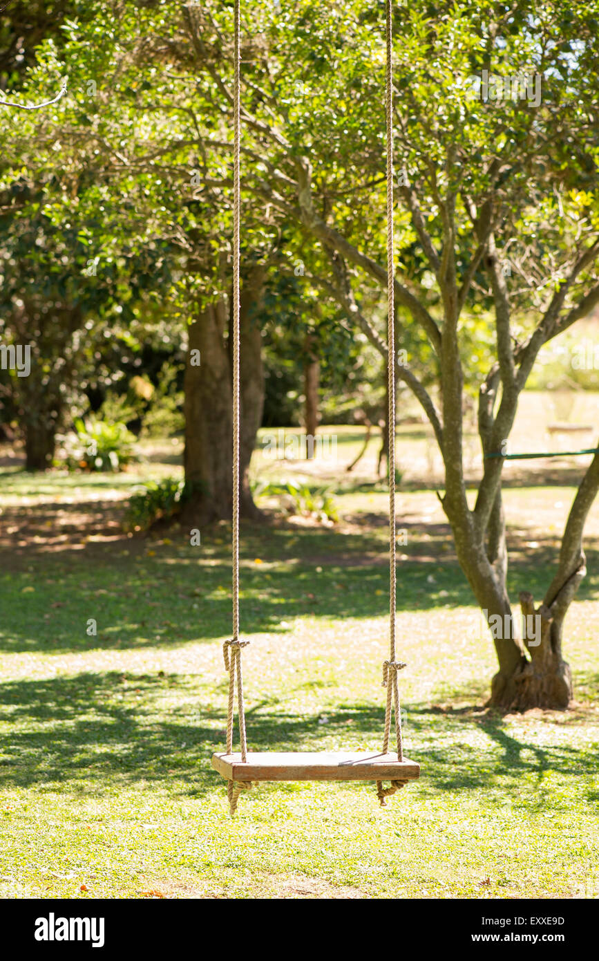 Swings in the backyard hi-res stock photography and images - Alamy