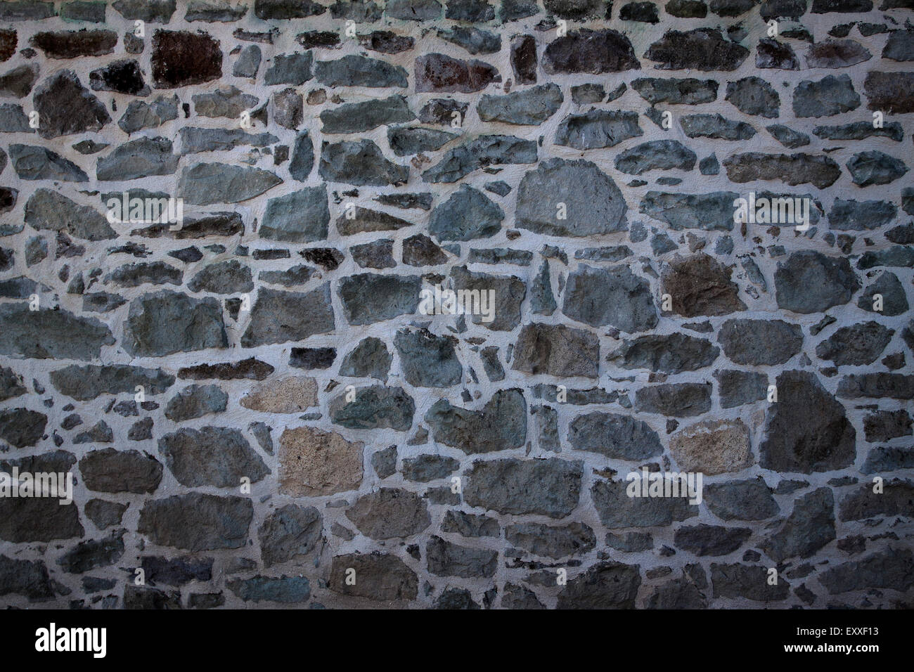 Stone wall background horizontal, stone wall texture Stock Photo - Alamy