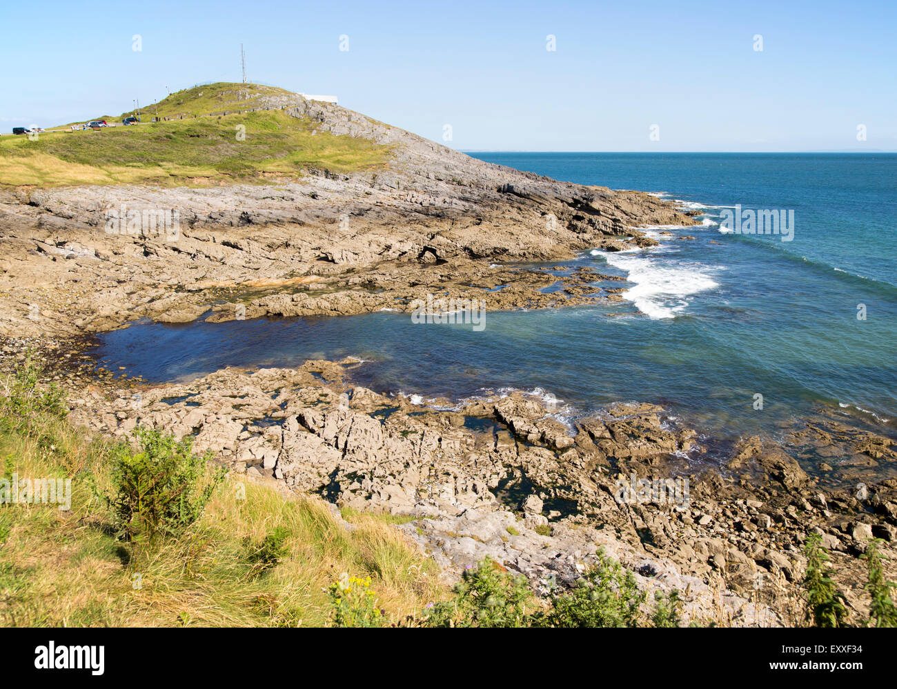 Coastal landscape mumbles head hi-res stock photography and images - Alamy