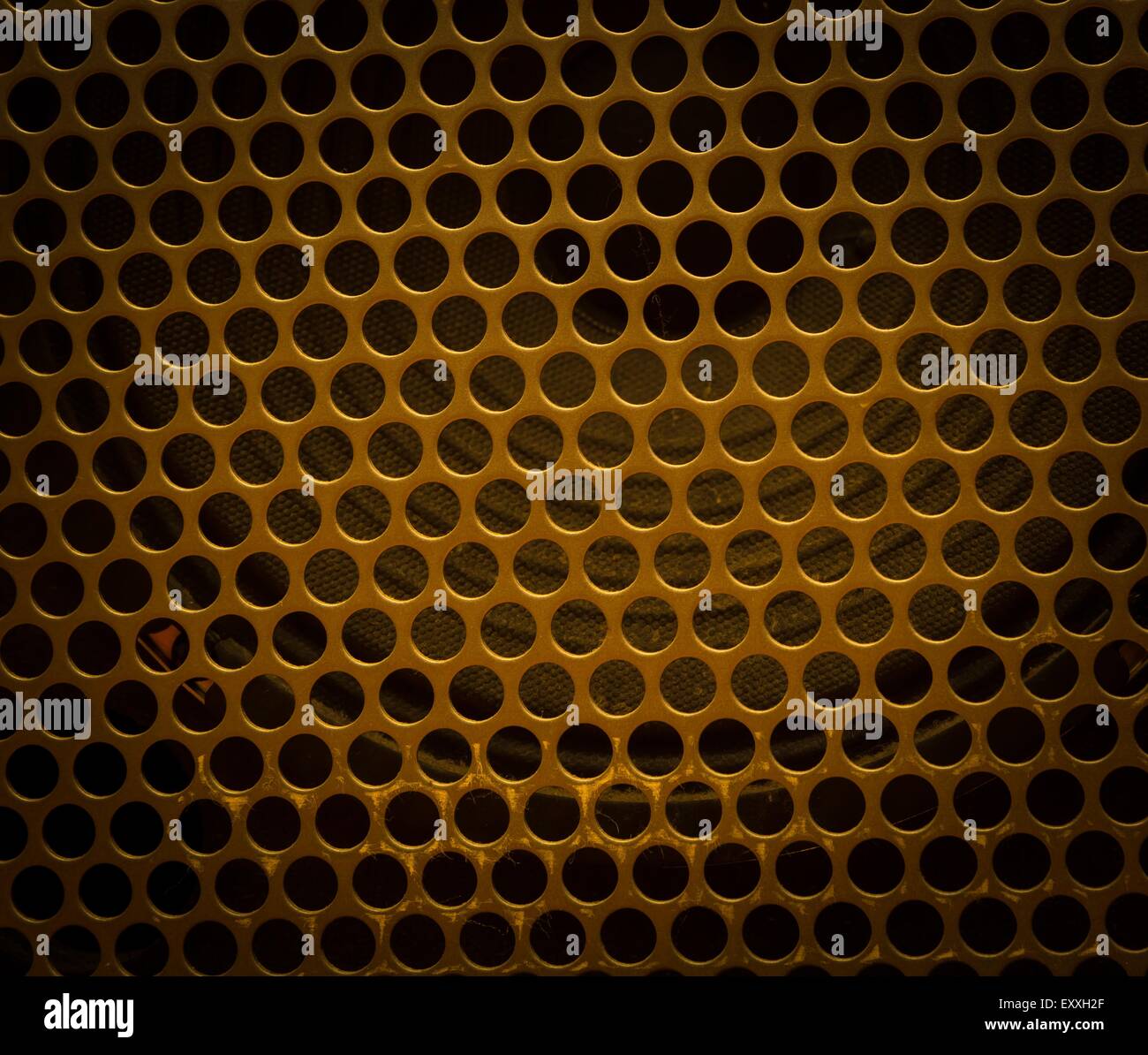 Texture of metal with holes - speaker fron side. Texture useful as ...