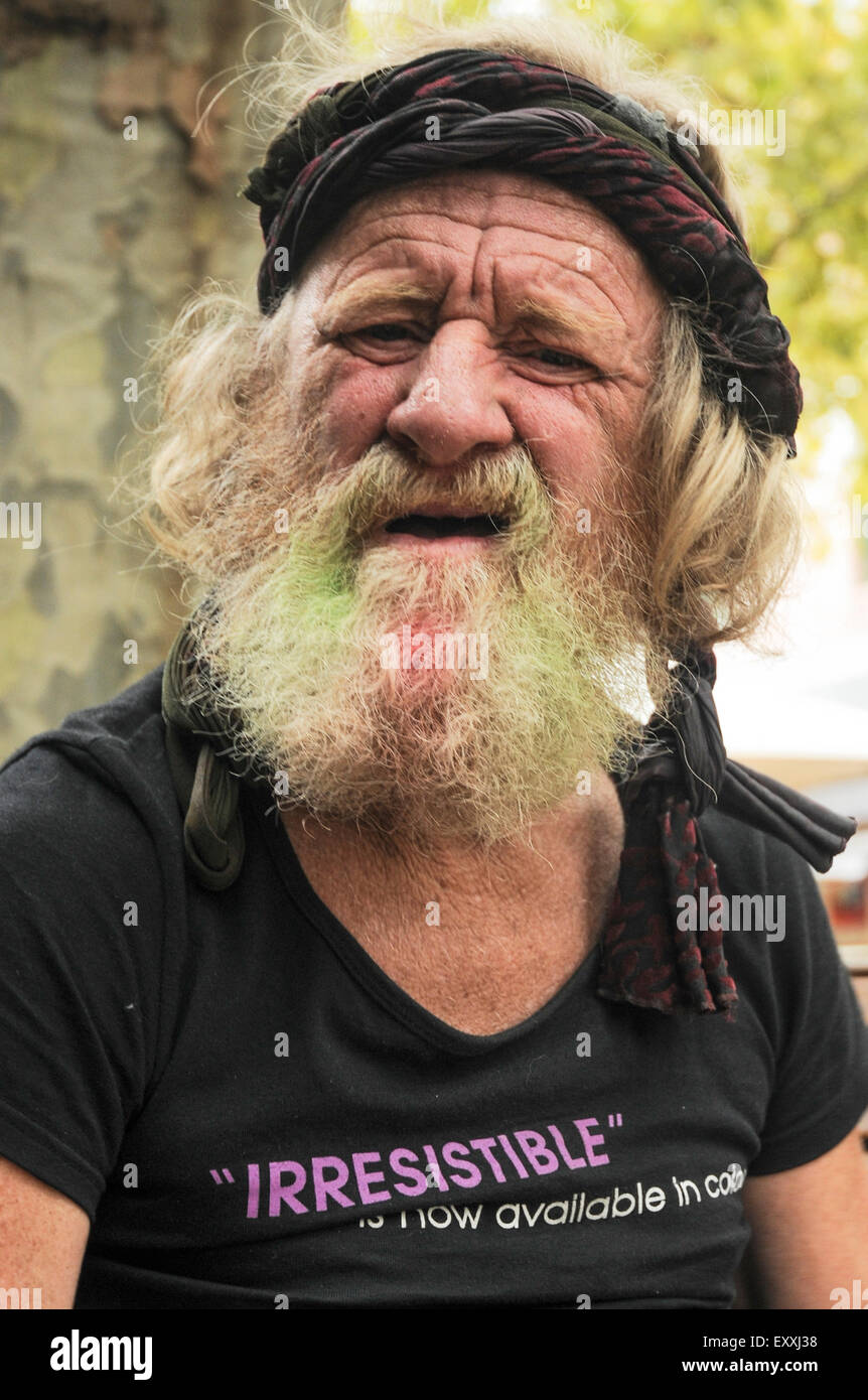 Bearded man in shirt plays hi-res stock photography and images - Alamy