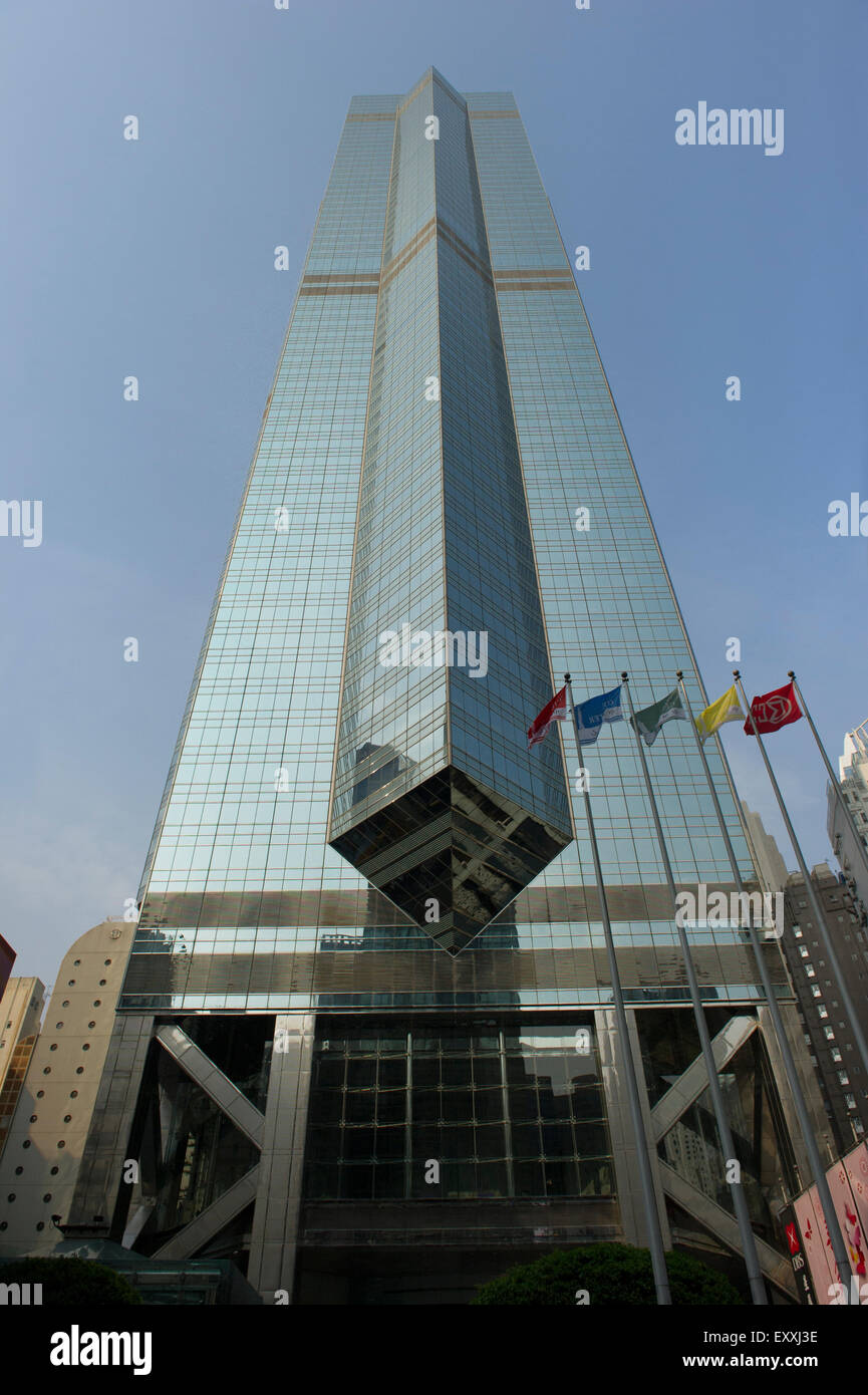 The Center, Fifth highest skyscraper in Hong Kong, China Stock Photo ...