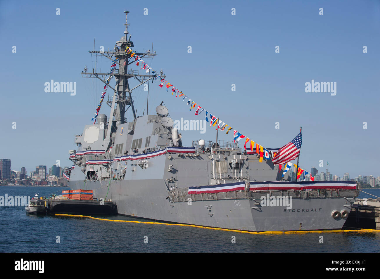 United States Arleigh Burke-class Guided missile destroyer, USS ...