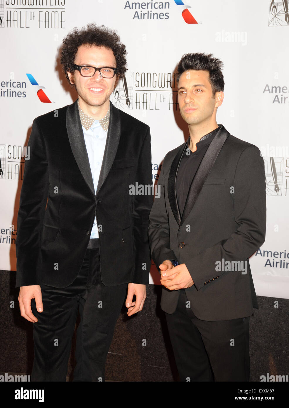 New York City, USA. 120614.Ian Axel and Chad Vaccarino of A Great Big ...