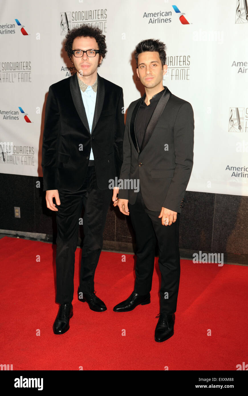 New York City, USA. 120614.Ian Axel and Chad Vaccarino of A Great Big ...