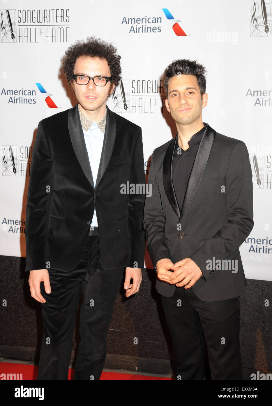 New York City, USA. 120614.Ian Axel and Chad Vaccarino of A Great Big ...