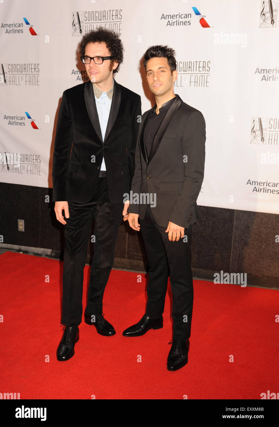 New York City, USA. 120614.Ian Axel and Chad Vaccarino of A Great Big ...