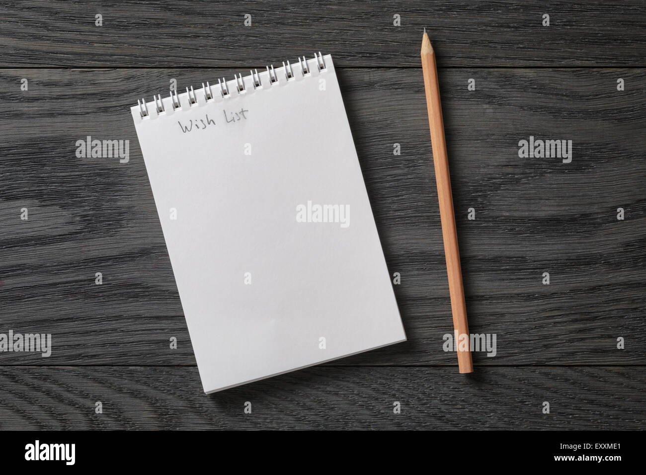 Blank list hi-res stock photography and images - Alamy