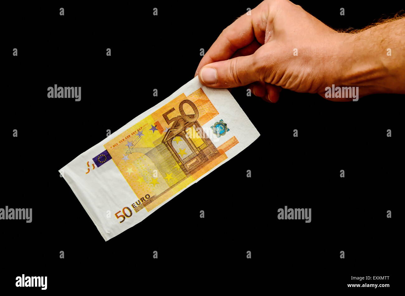 European Euro Money Banknote Stock Photo - Alamy