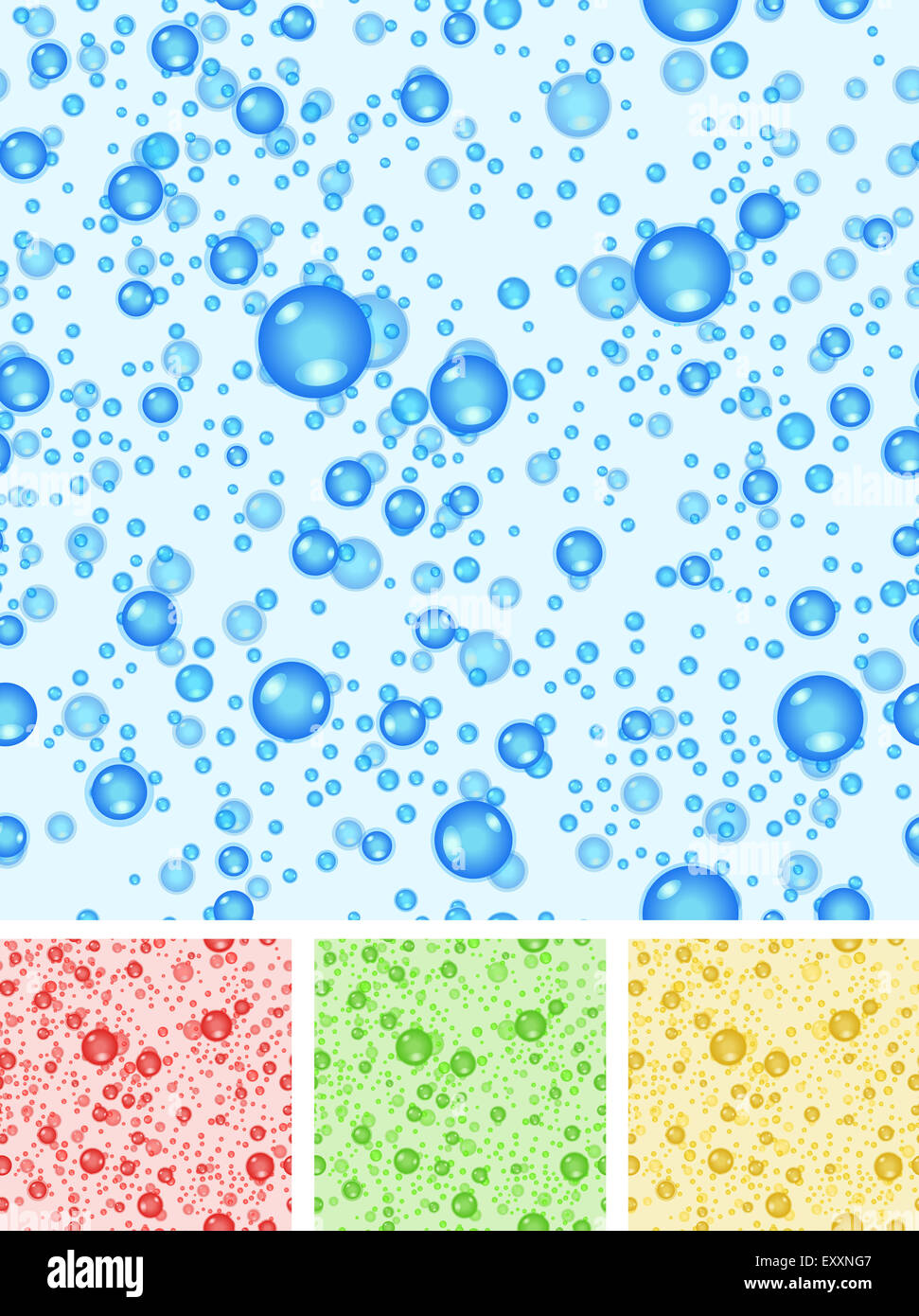 Illustration of a seamless fresh water element, liquid, beverage or ...