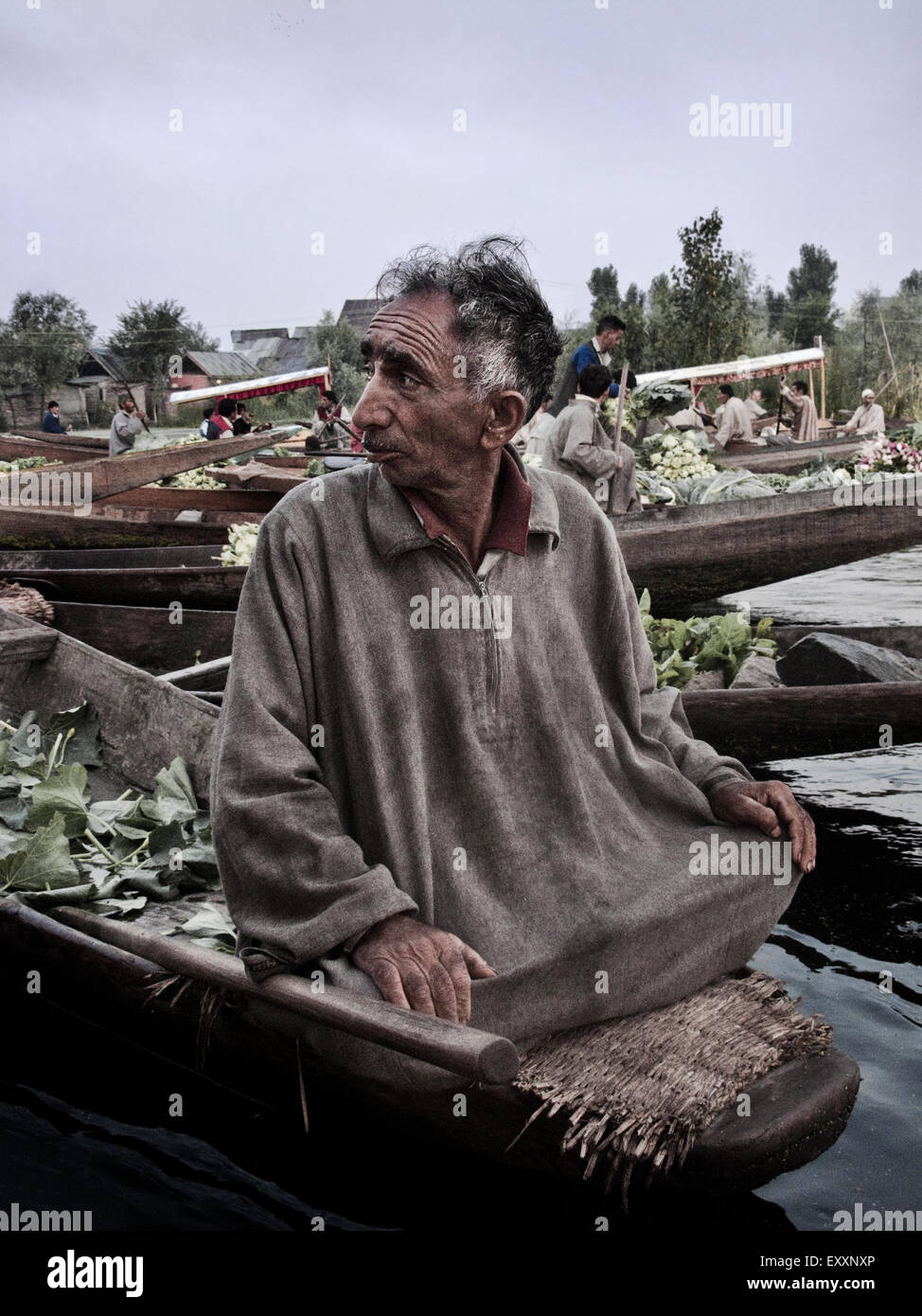 water Market seller Stock Photo - Alamy