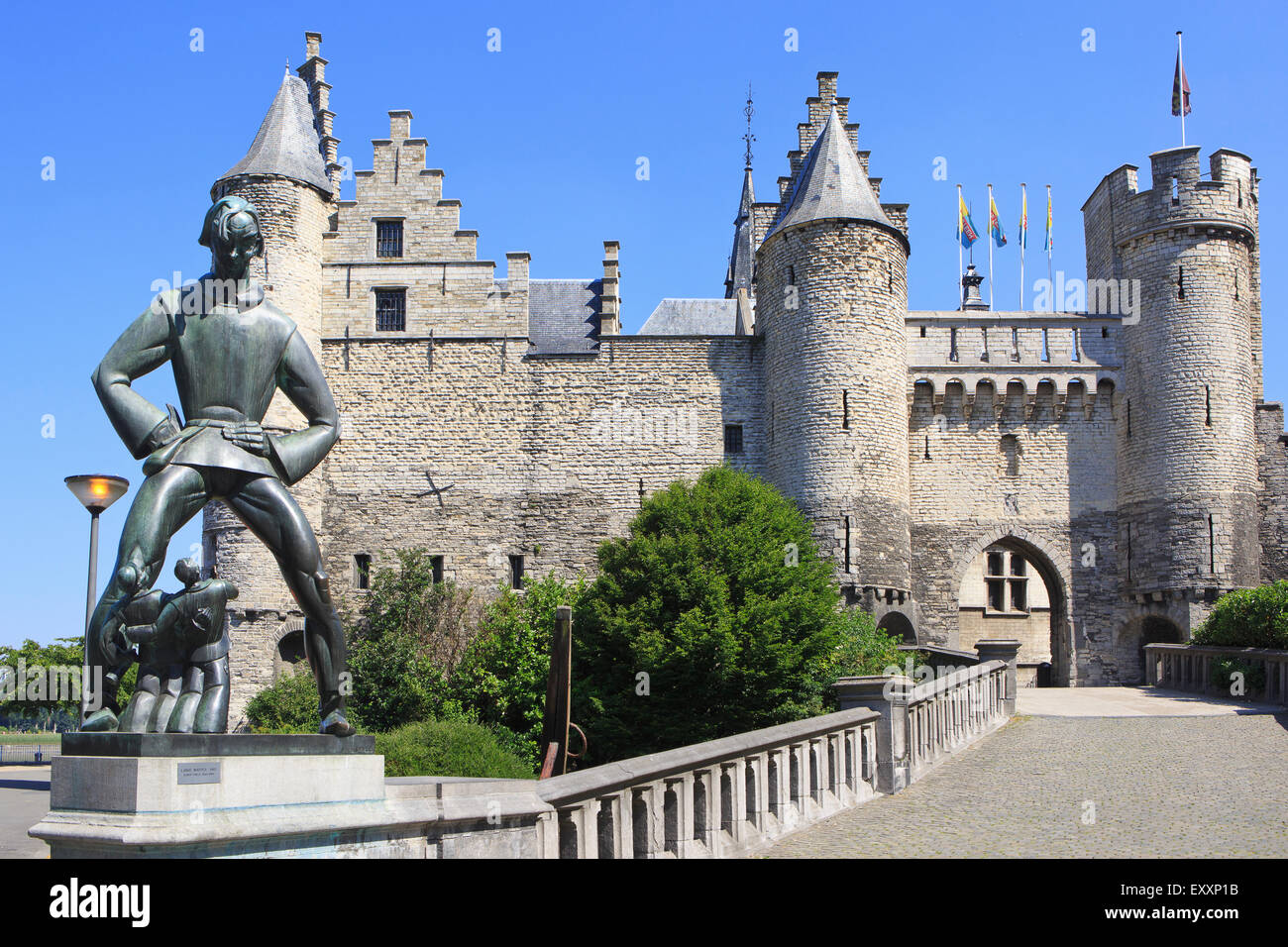 Het Steen (Antwerp Castle) in Antwerp, Belgium Stock Photo - Alamy