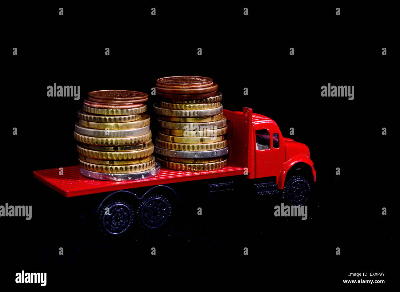 Transportation of Money Stock Photo - Alamy