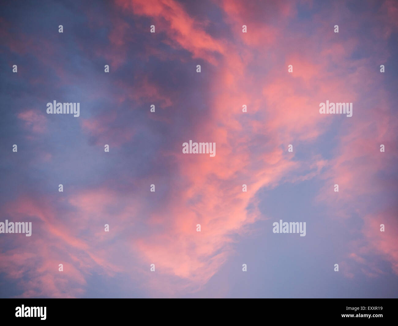 Colourful sunset clouds Stock Photo - Alamy