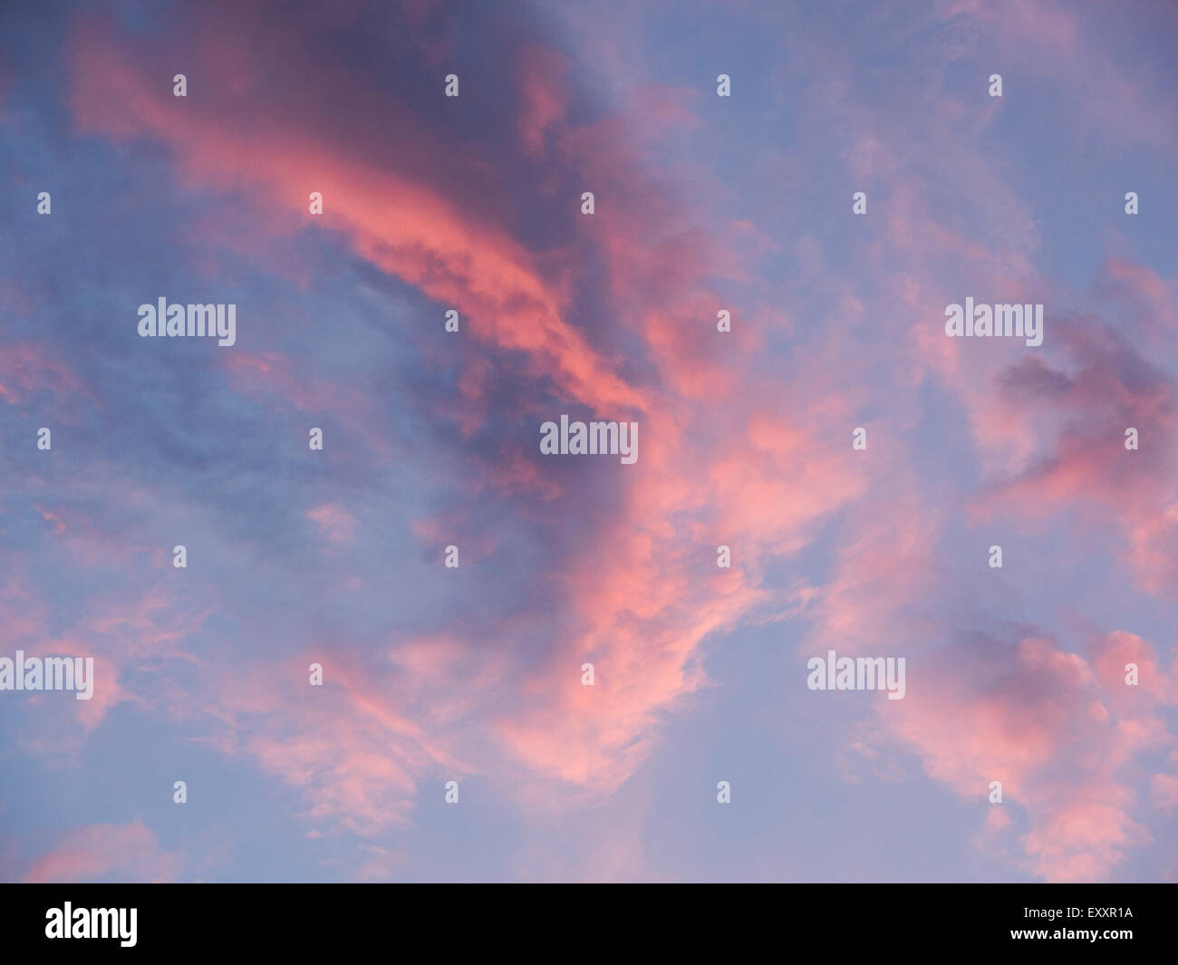Colourful sunset clouds Stock Photo - Alamy