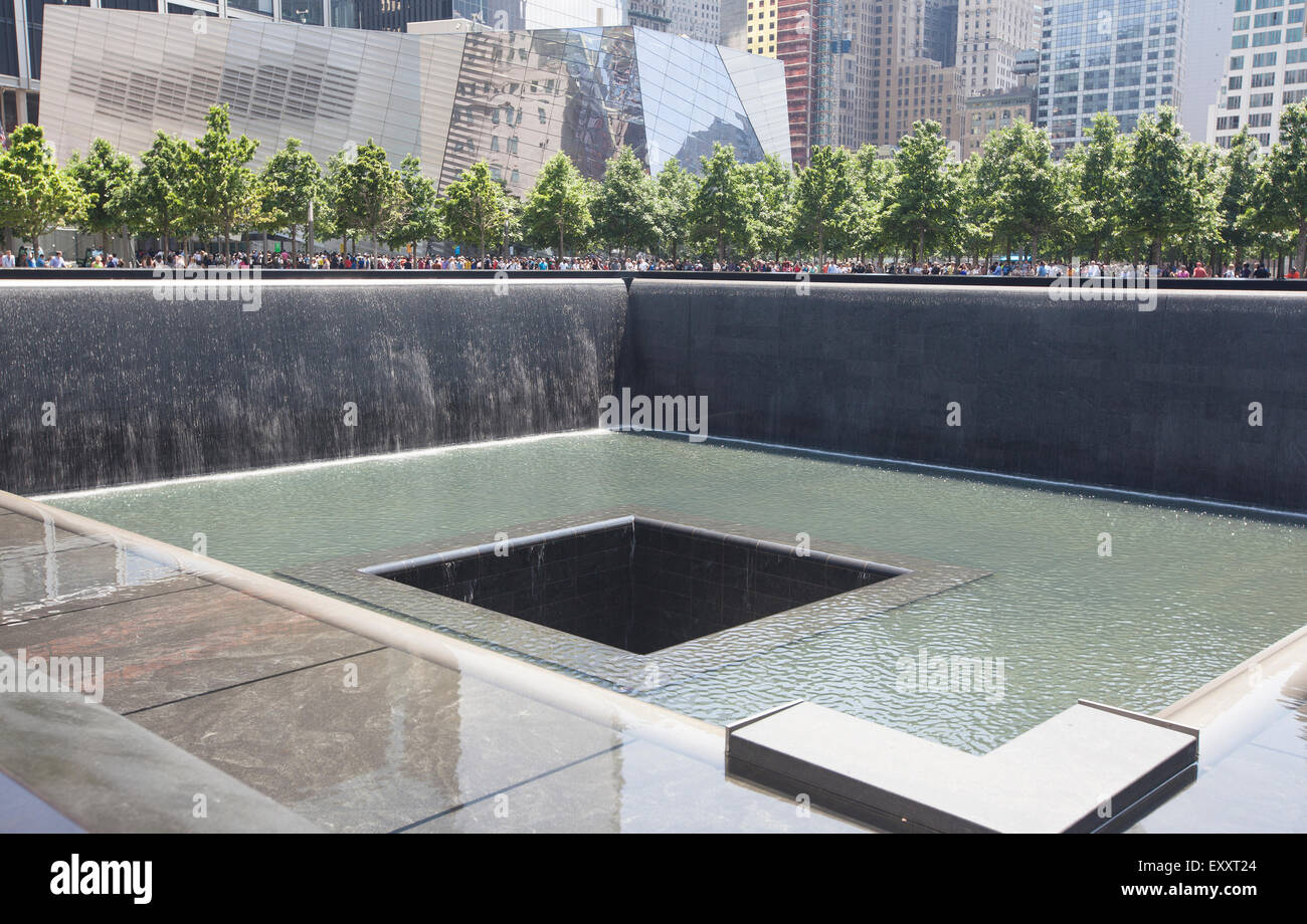 National September 11 Memorial Memorial in Manhattan New York Stock ...