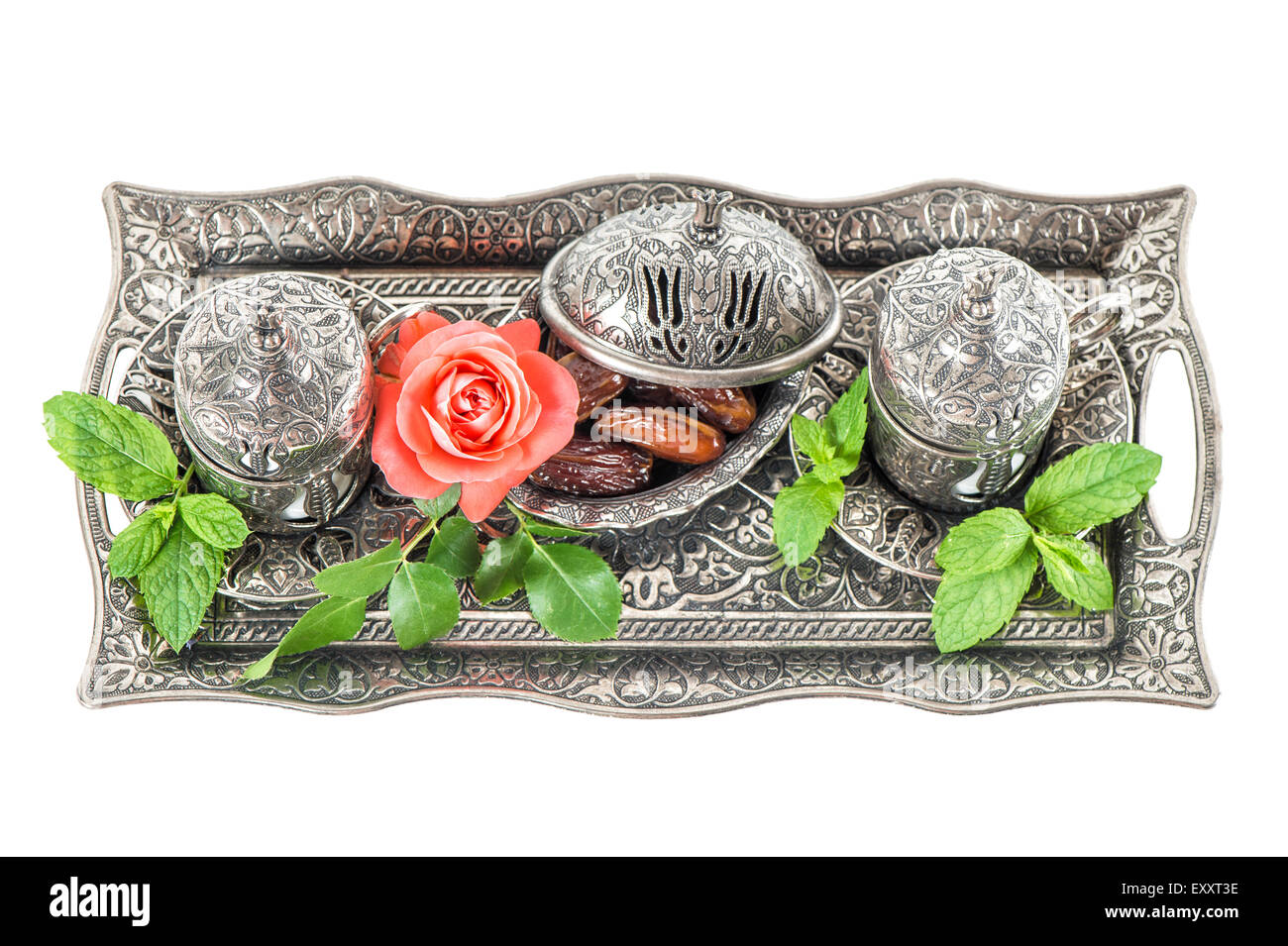 Ramadan mubarak tea flowers hi-res stock photography and images - Alamy