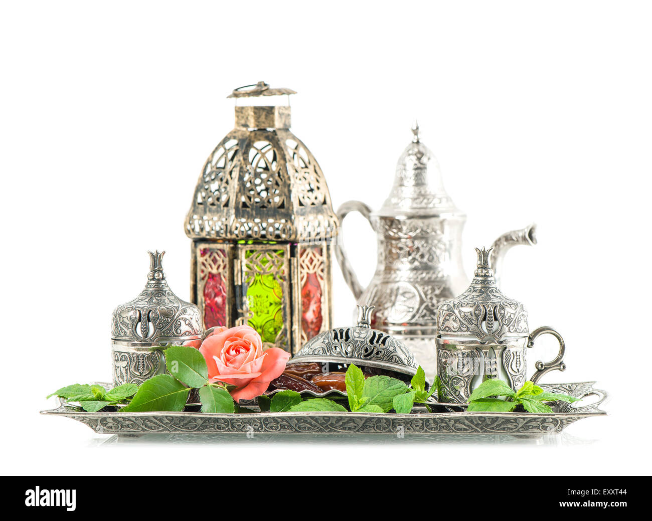 Ramadan mubarak tea flowers hi-res stock photography and images - Alamy