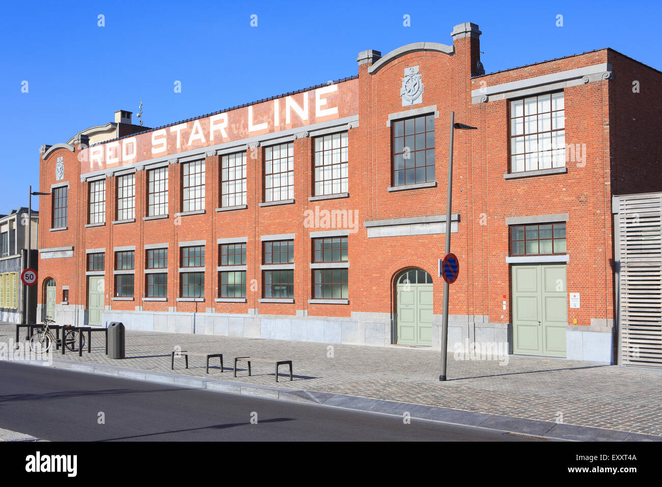 Facade of the Red Star Line Museum in Antwerp, Belgium Stock Photo - Alamy