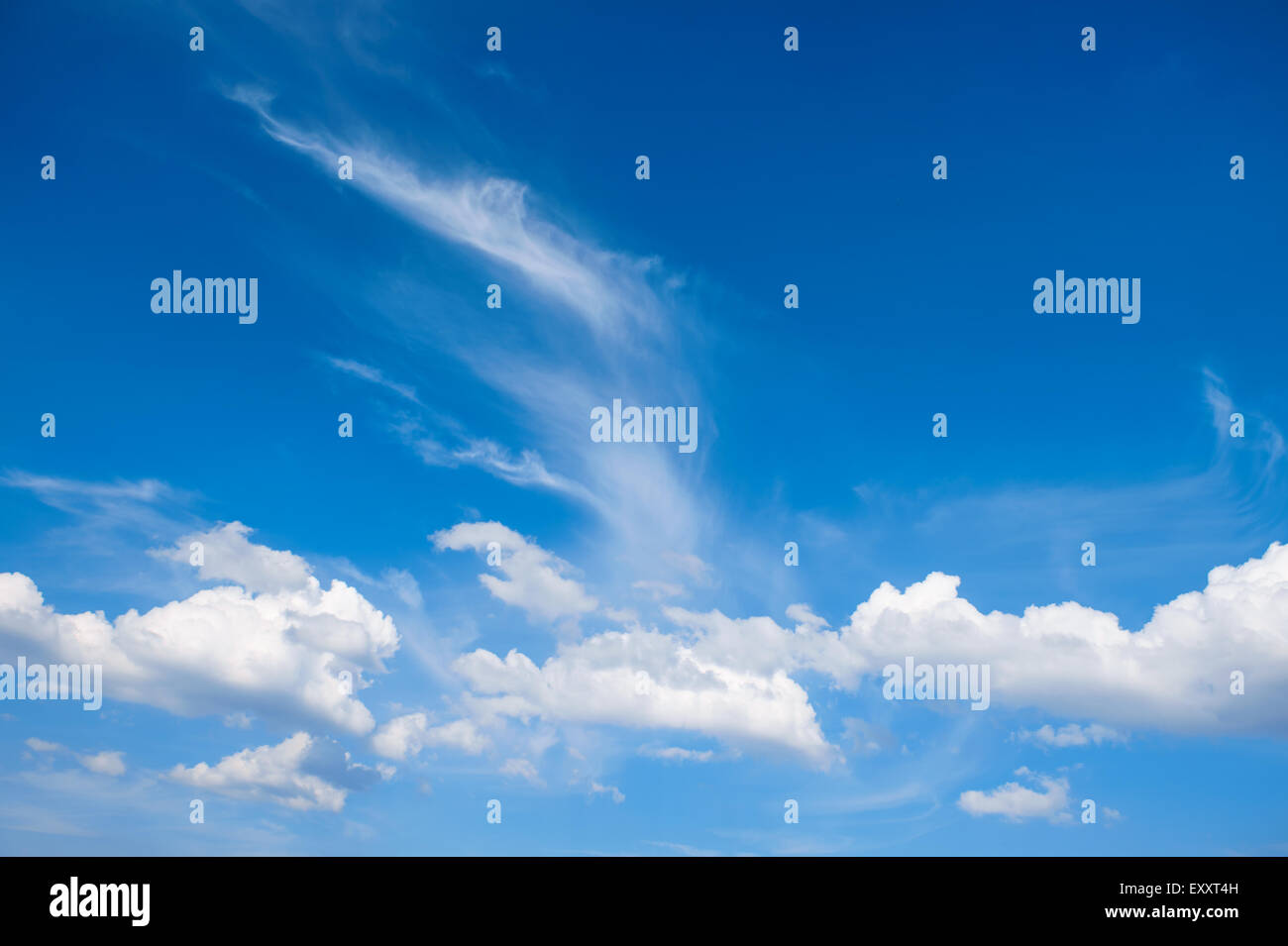 Blue sky. Beautiful nature background. Environment concept Stock Photo ...